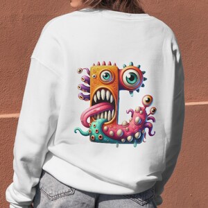 Monster Alphabet Clip Art, 3D Letters for Kids, Teachers, Crafts ...