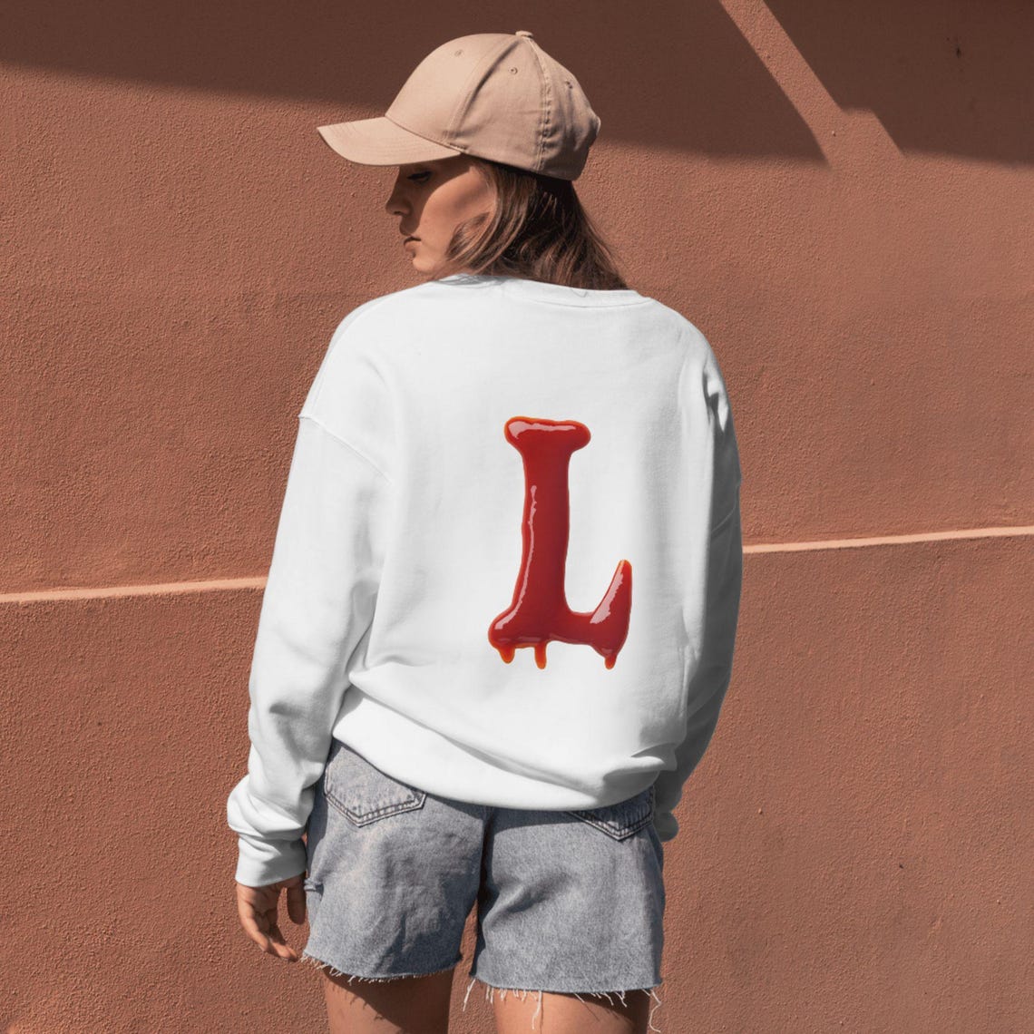 Ketchup Letter Clipart PNG Designs Bulletin Condiment Alphabet Squirted ...