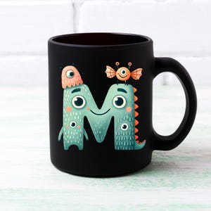 Monster Alphabet Clip Art, Watercolor Letters for Kids, Teachers ...