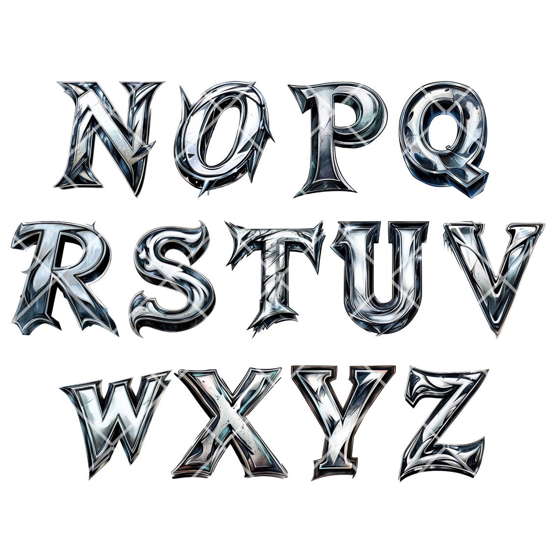 Dripping Graffiti Font: Urban PNG Alphabet Designs (digital Download ...