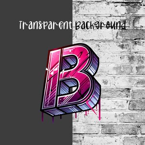 Dripping Graffiti Font: Urban PNG Alphabet (digital Download) - Etsy