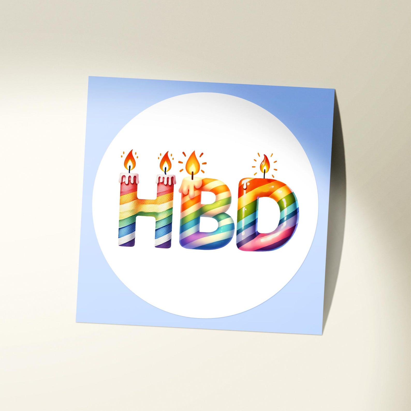 Birthday Candle Alphabet Clipart: Rainbow PNG Letters (digital Download) - Etsy