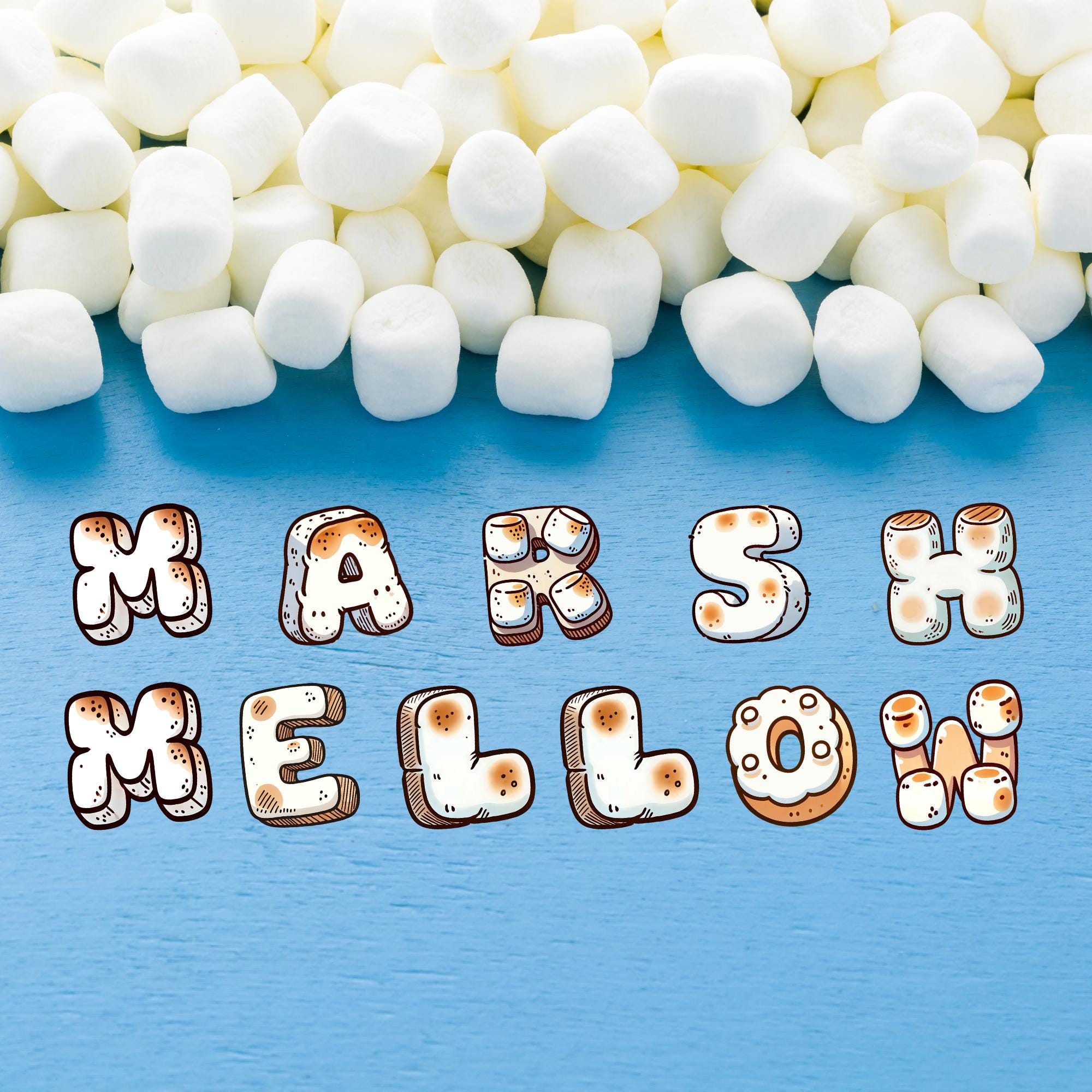 Toasting Marshmallow Alphabet Set | Fun Edible Letters for Crafts ...