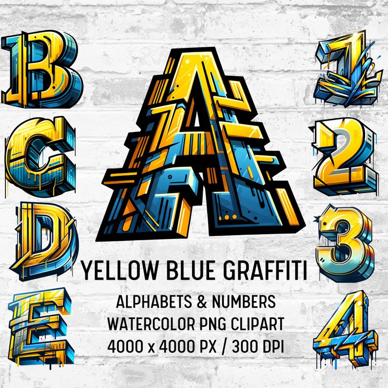 Graffiti Alphabet, Graffiti Letters, Graffiti Font, Urban Font, Street ...