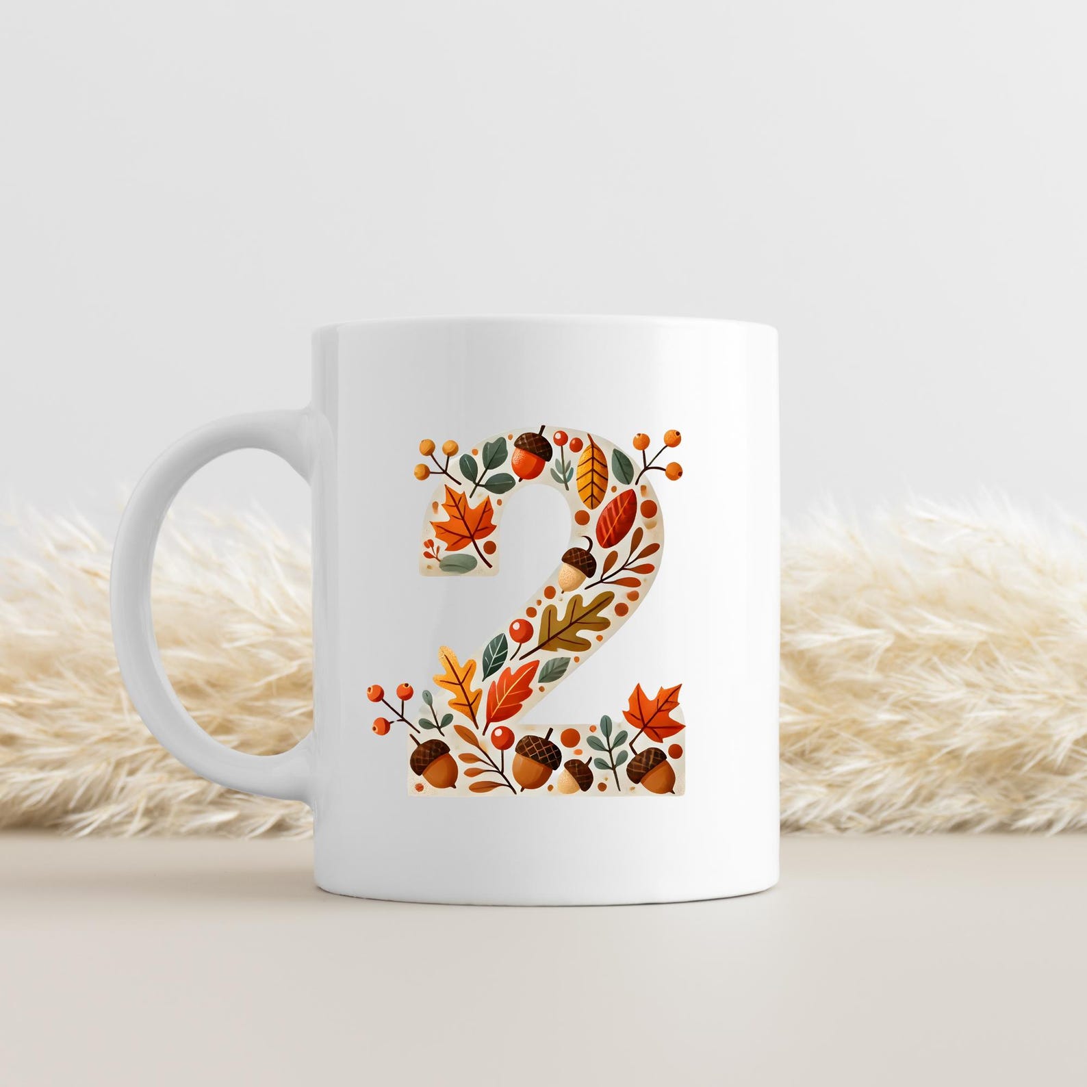 Watercolor Fall Alphabet, Numbers PNG, Autumn Leaves Clipart (digital ...