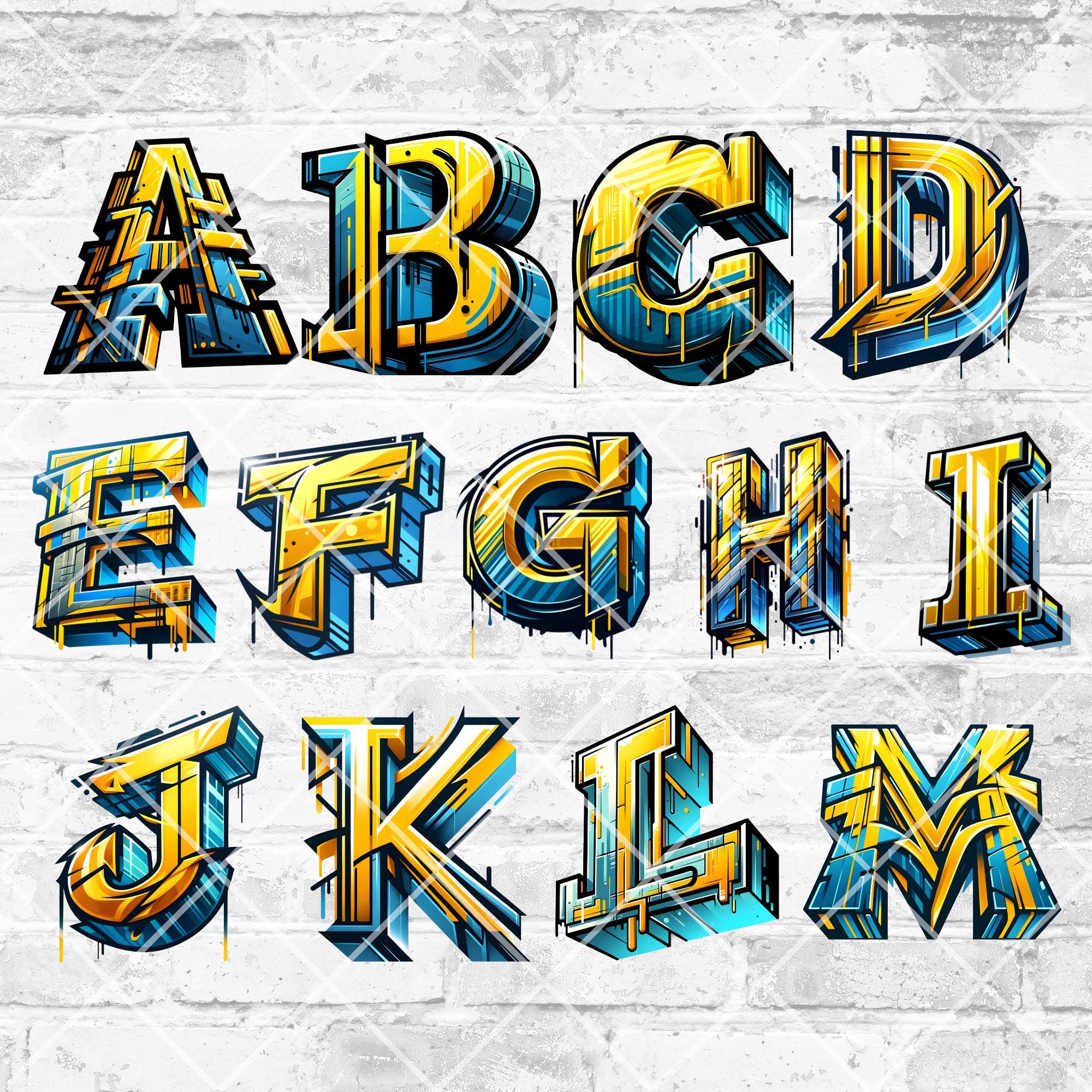 Graffiti Alphabet, Graffiti Letters, Graffiti Font, Urban Font, Street ...