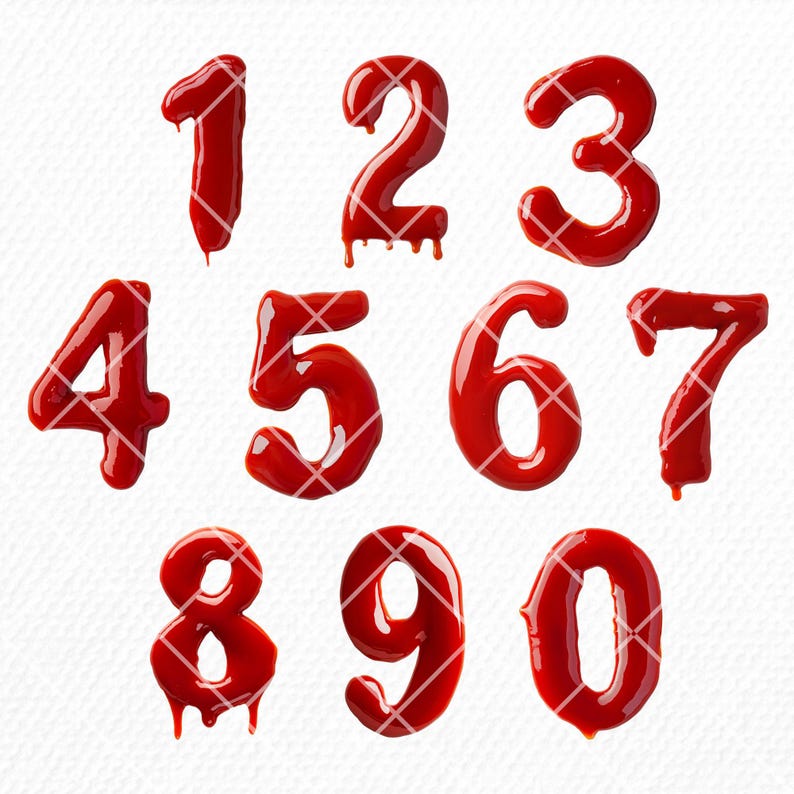 Ketchup Letter Clipart PNG Designs Bulletin Condiment Alphabet Squirted ...