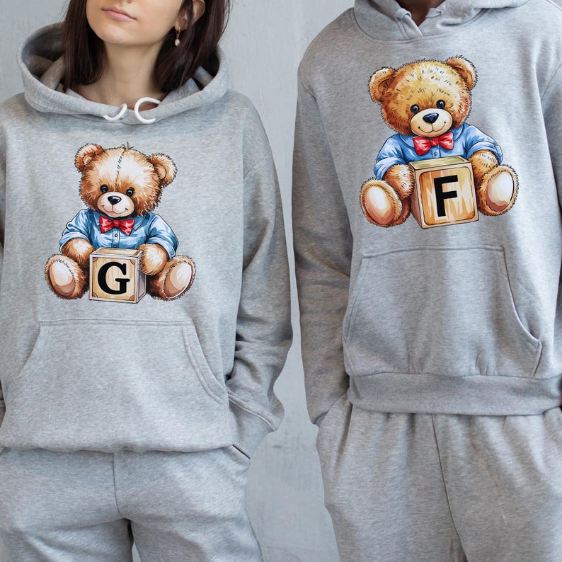 Teddy Bear Alphabet Nursery Clipart for Kids Room Decor, Printable ...