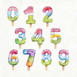 Ice Cream Stick Alphabet PNG Clipart: Summer Classroom Decor (digital ...