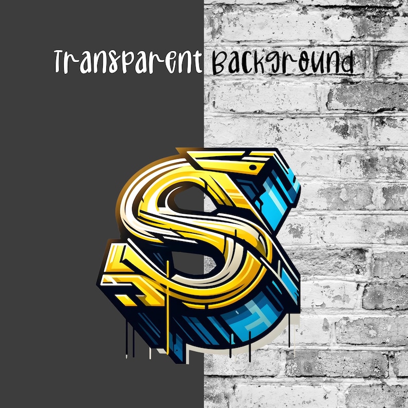 Dripping Graffiti Font Alphabet: Urban PNG Designs (digital Download ...
