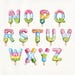 Ice Cream Stick Alphabet PNG Clipart: Summer Classroom Decor (digital ...
