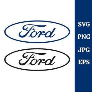 Ford Logo Svg Files for Cricut and Printing, Ford Logo Png, Cut Files ...