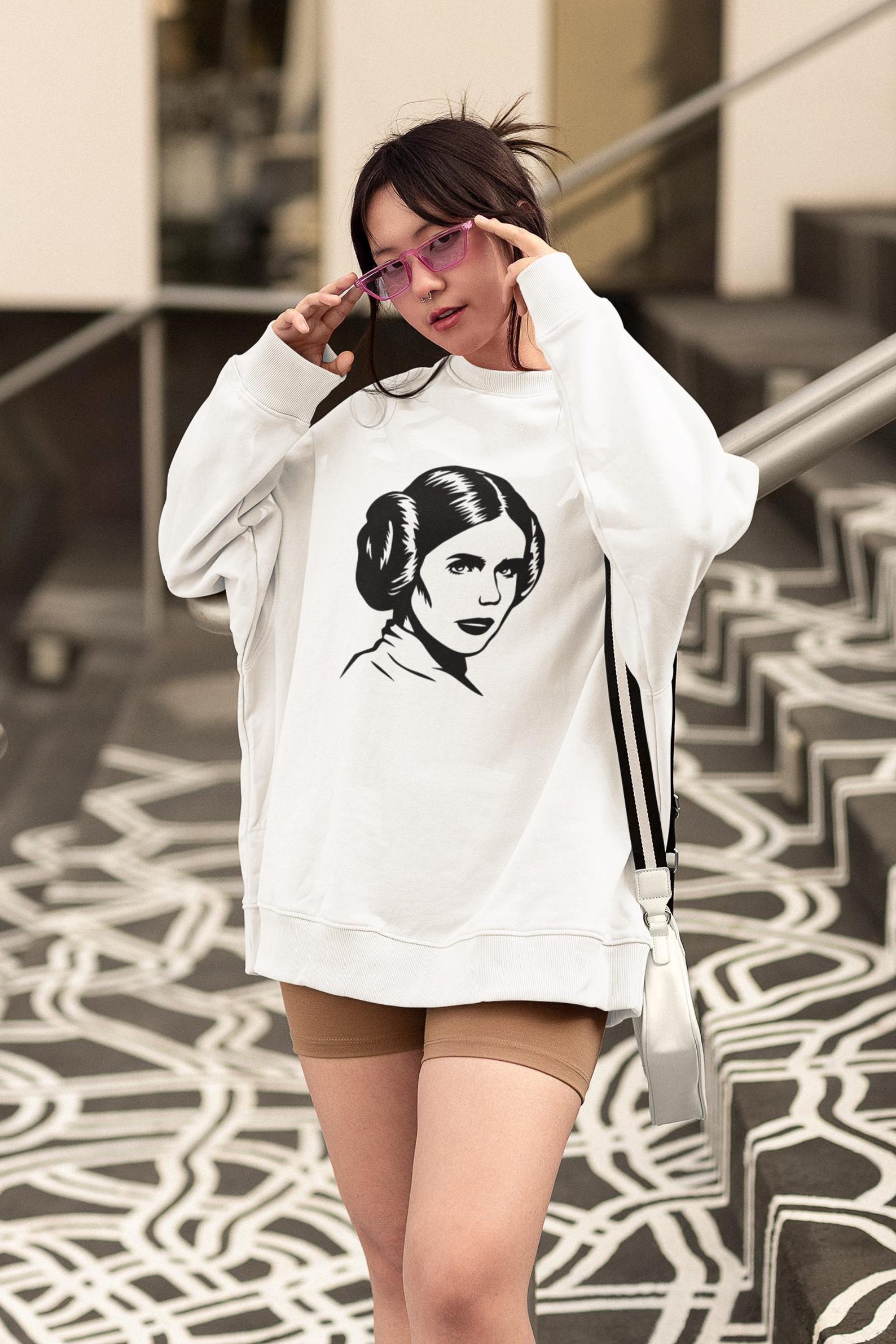 Princess Leia Svg Png, Princess Leia Silhouette Svg, Outline Princess ...