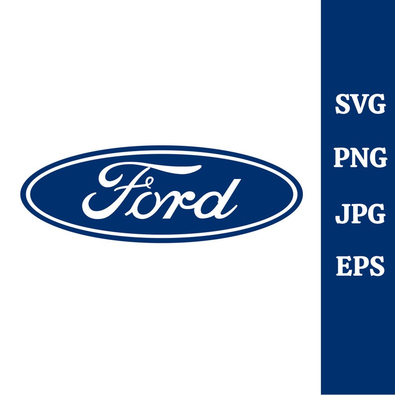 Ford Logo Svg Files for Cricut and Printing, Ford Logo Png, Cut Files ...