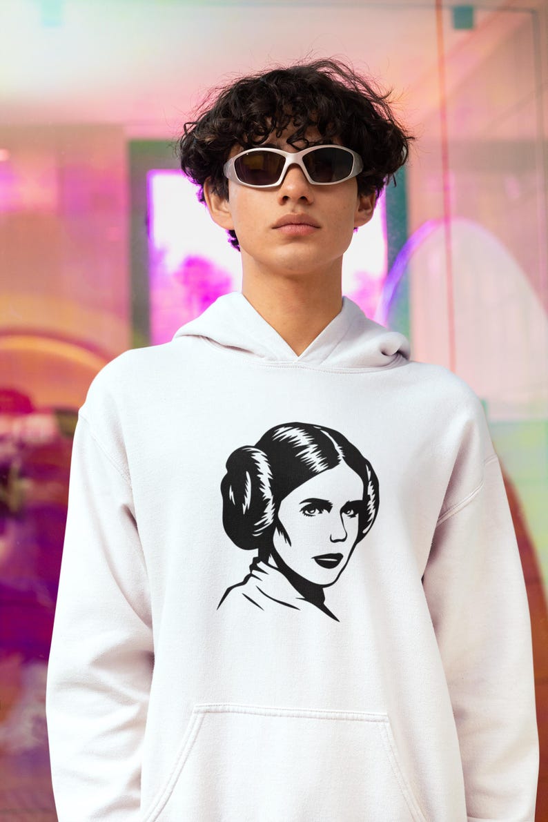 Princess Leia Svg Png, Princess Leia Silhouette Svg, Outline Princess ...