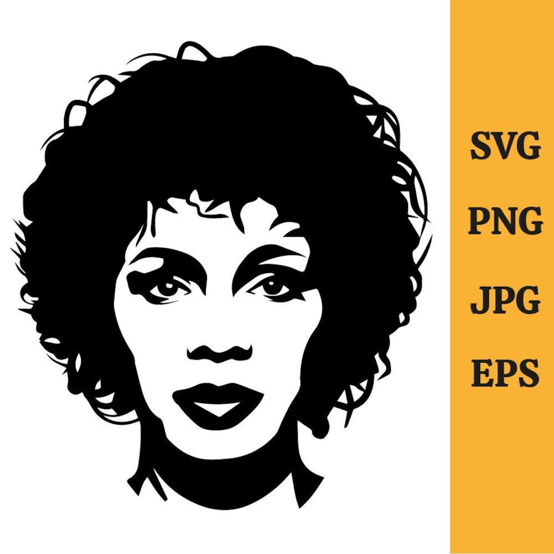Whitney Houston Png, Whitney Houston Face Svg Cut File, Whitney ...