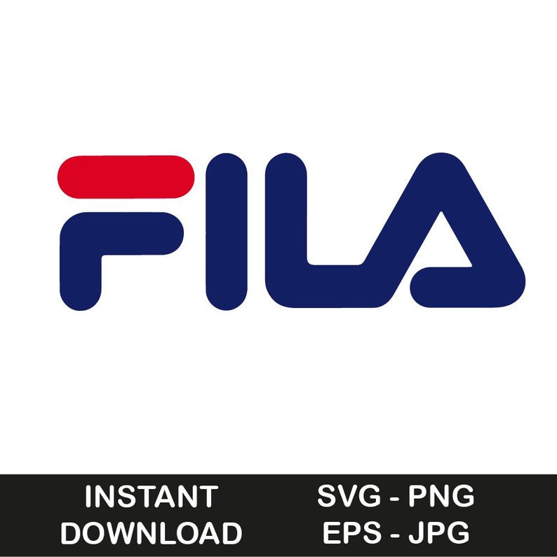 Fila Svg Files, Fila Logo Silhouette, Vector Fila Svg Clipart, Cut ...