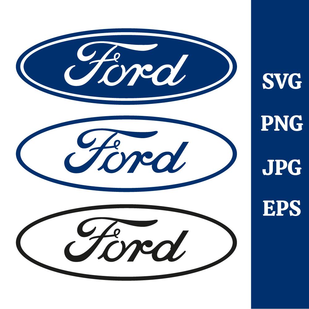 Ford Logo Svg Files for Cricut and Printing, Ford Logo Png, Cut Files ...