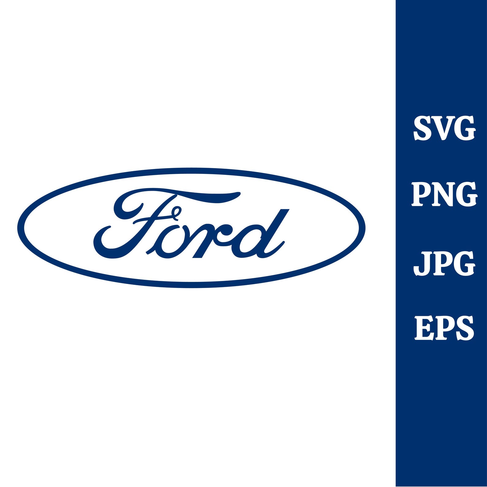 Ford Logo Svg Files for Cricut and Printing, Ford Logo Png, Cut Files ...