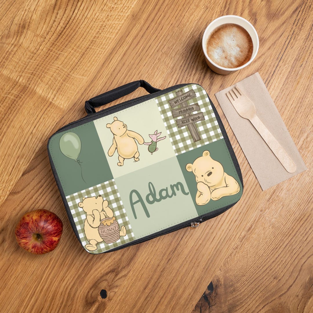 Personalized Pooh Bear Lunch Bag - Etsy
