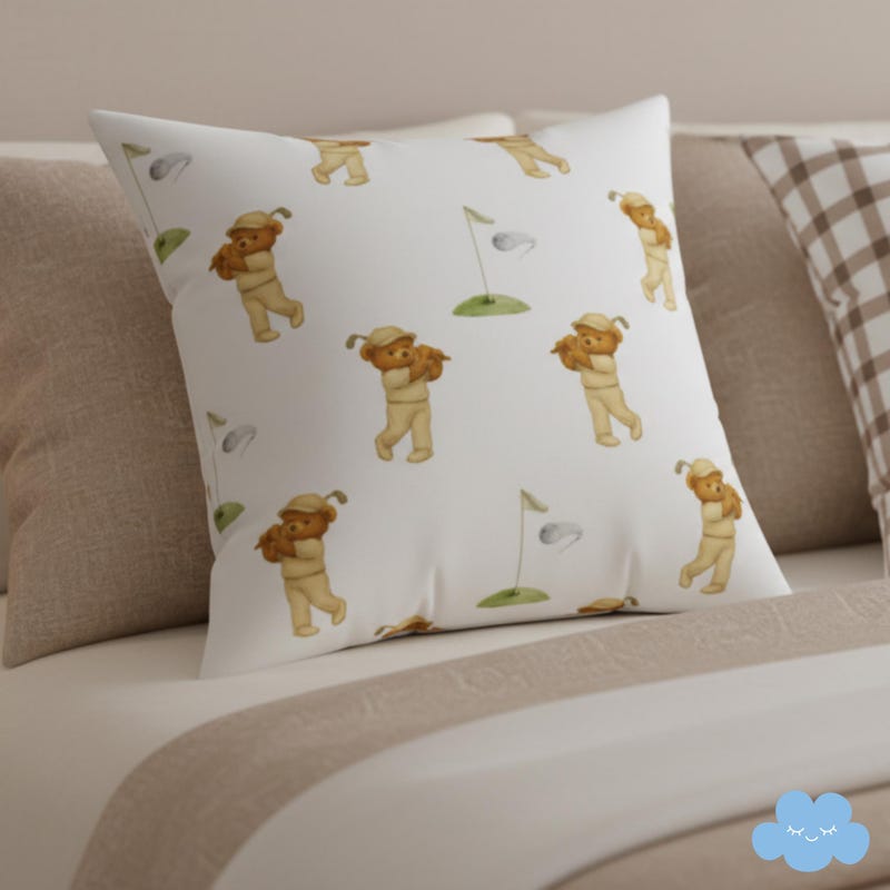 Teddy Bear Pillow - Etsy