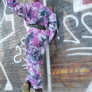 Super Cool PURPLE Tie Dye Utility Suit Coveralls, XS and UP - Etsy