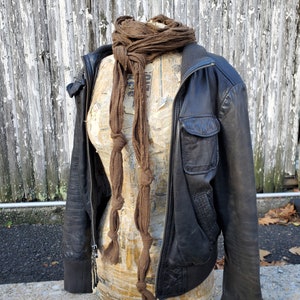 Khaki Knotted Rockstar Scarf, Custom Color Options! - Etsy