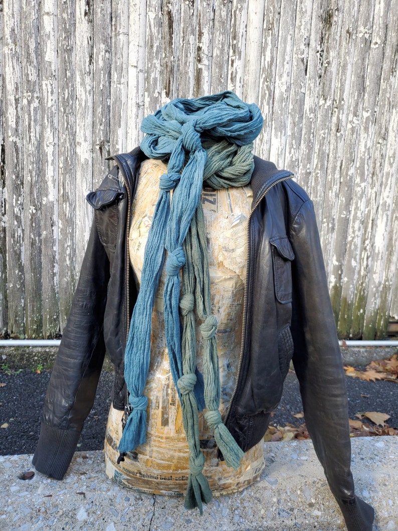 DARK RED Tie Dye Rockstar Scarf, Extra Long, Knotted - Etsy