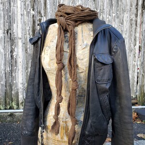 Khaki Knotted Rockstar Scarf, Custom Color Options! - Etsy
