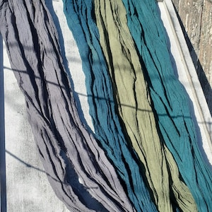 Extra Long Knotted Rockstar Scarf (ville Valo), Custom Color Options ...