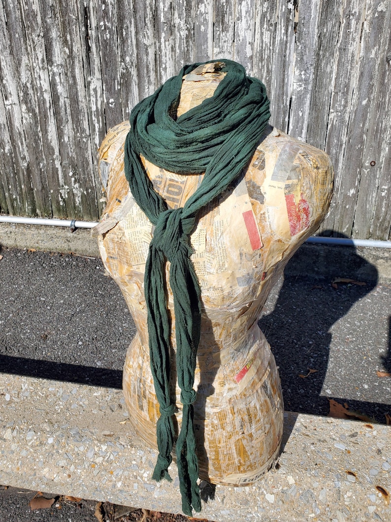 Extra Long Knotted Rockstar Scarf ville Valo Custom Color - Etsy