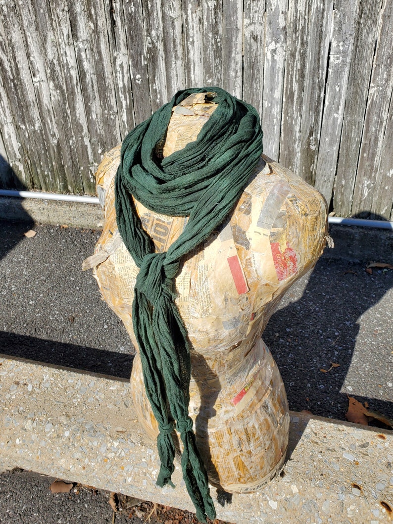 Extra Long Knotted Rockstar Scarf (ville Valo), Custom Color Options ...