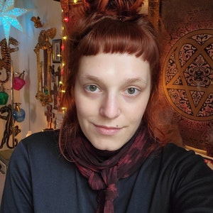 DARK RED Tie Dye Rockstar Scarf, Extra Long, Knotted - Etsy