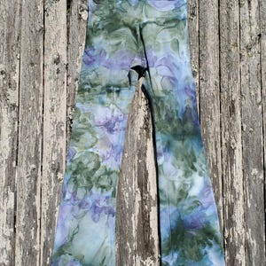 Watercolors Flare Yoga Pants, MONET Ice Dye, XS- 2XL - Etsy