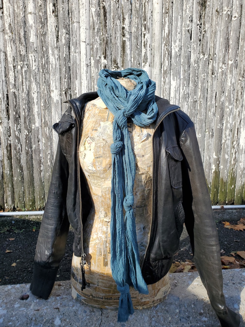 Extra Long Knotted Rockstar Scarf ville Valo Custom Color - Etsy