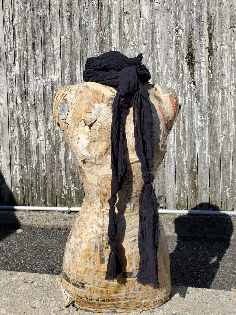 Extra Long Knotted Rockstar Scarf (ville Valo), Custom Color Options ...