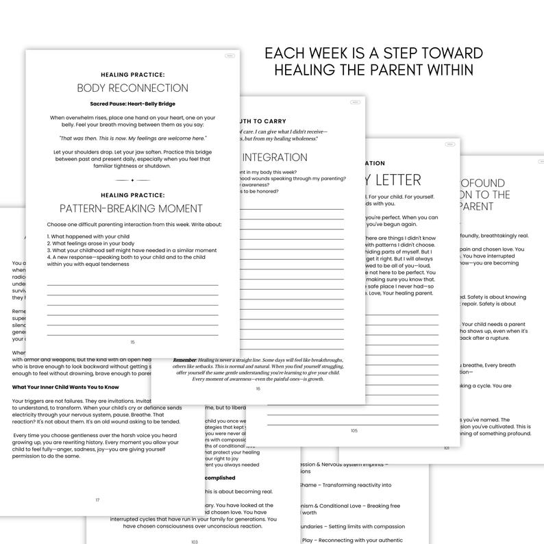 FOUNDATIONS: the 8-week Healing Journal That Helps Parents Break ...