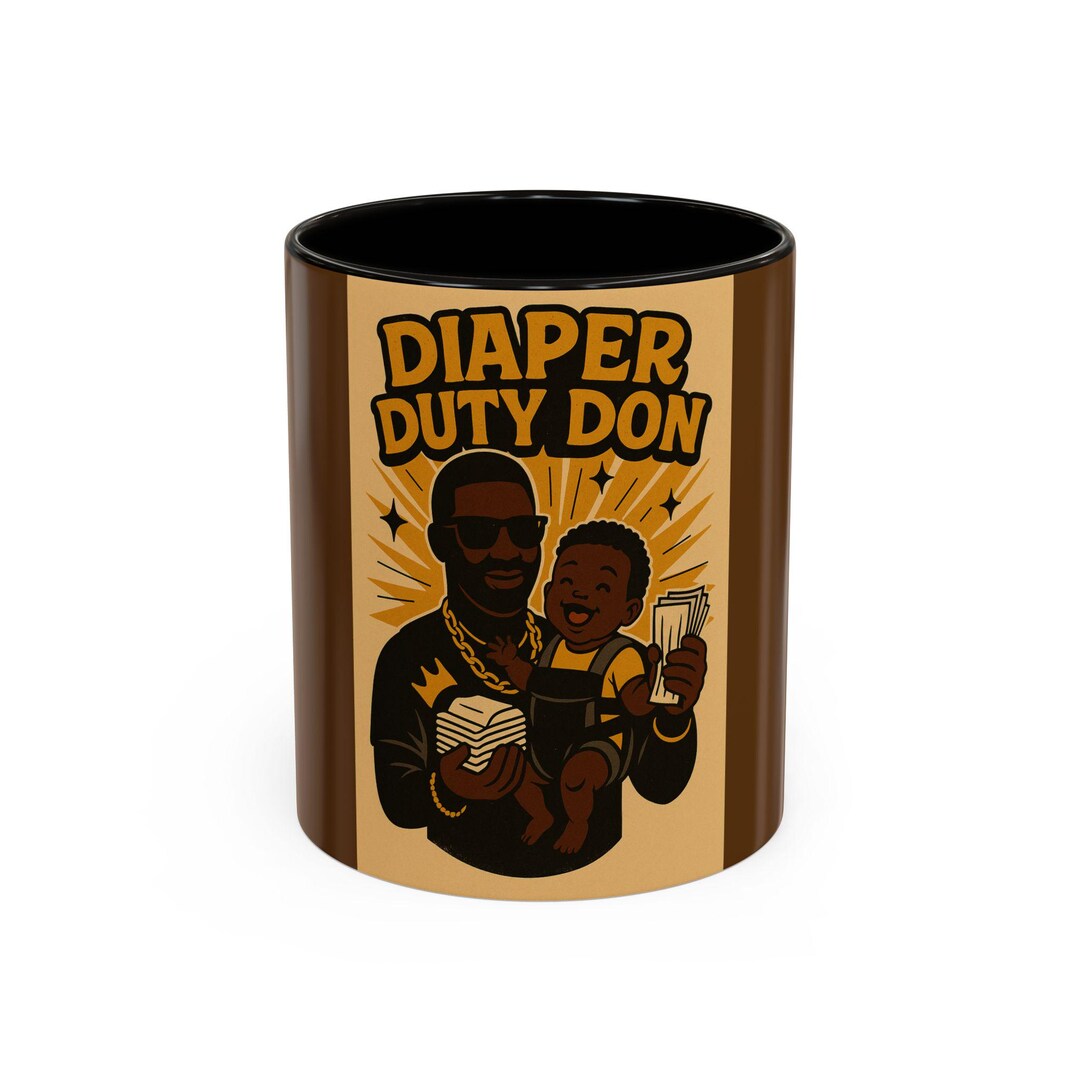 Diaper Duty Don Mug: Funny New Dad Coffee Cup - Etsy