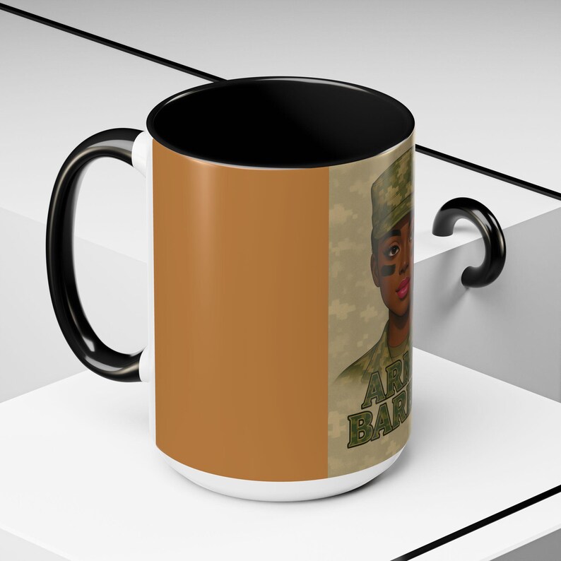 Army Barbie Mug | Black Female Soldier OCP Camo | Military Gift - Etsy