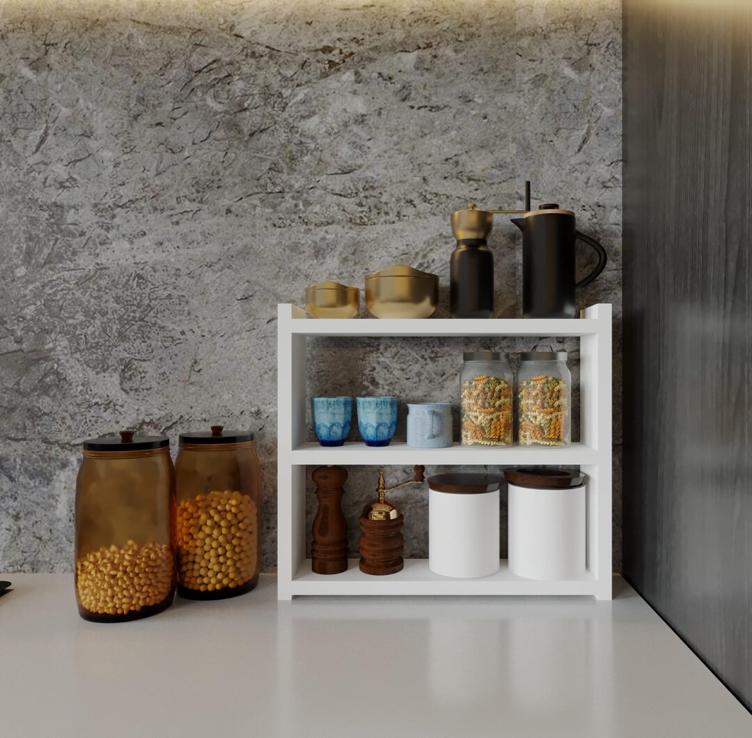 Rafix Kitchen Shelf Spice Rack Countertop Organizer - Etsy