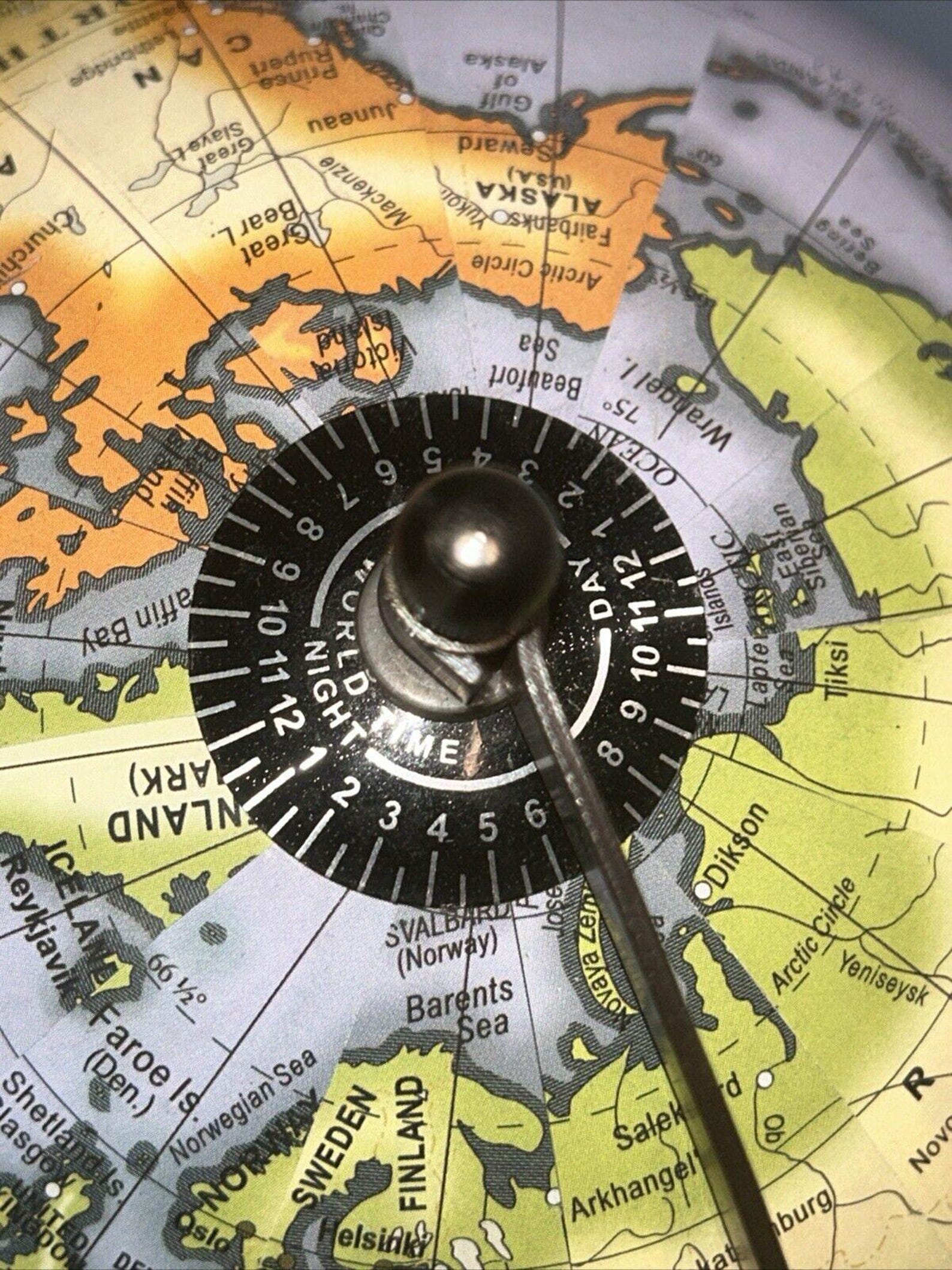 Rare Find: Desktop Spinning Rotating Globe With Drawer - Etsy