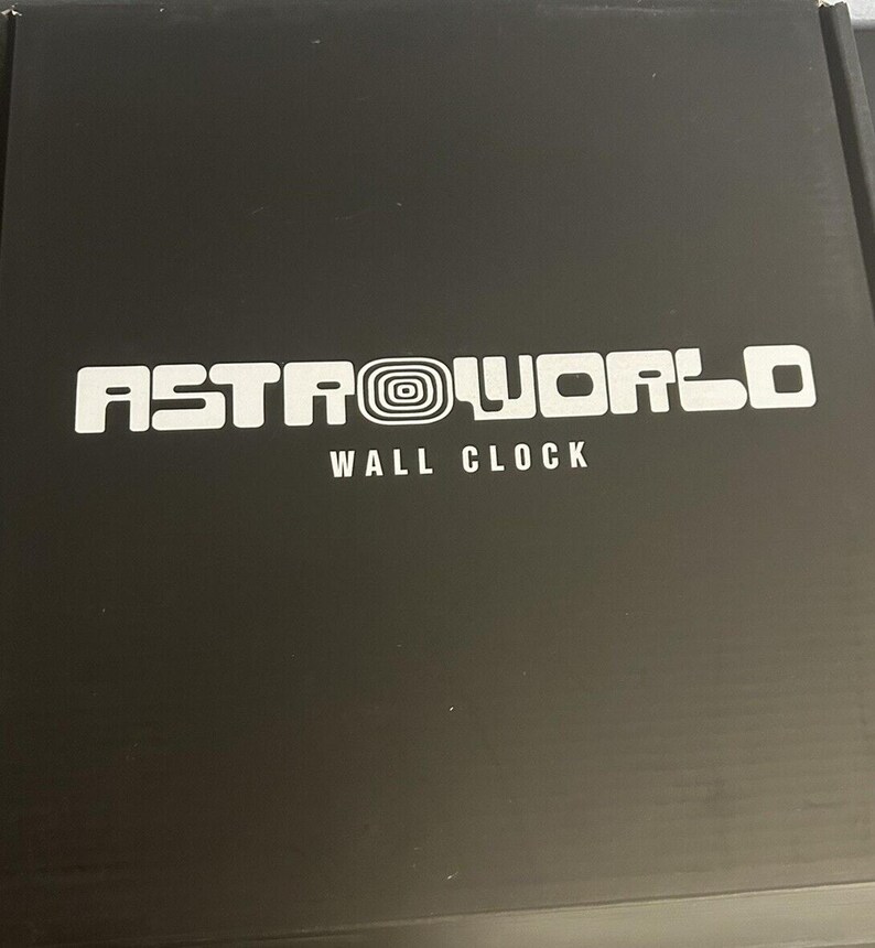 Travis Scott Astro World Clock - Etsy