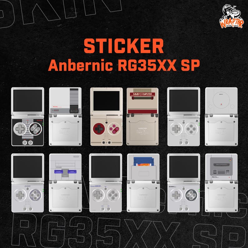 Skin Sticker for Anbernic RG35XXSP (device Not Included) - Etsy