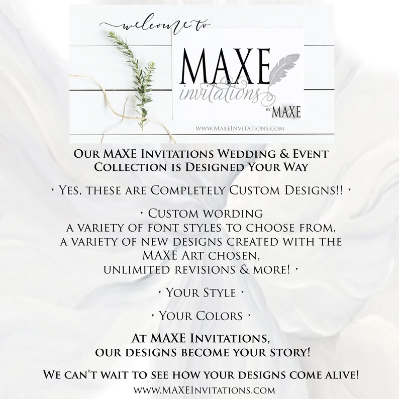 Oasis Beach Inspired Wedding Invitation Suite Deposit Custom - Etsy