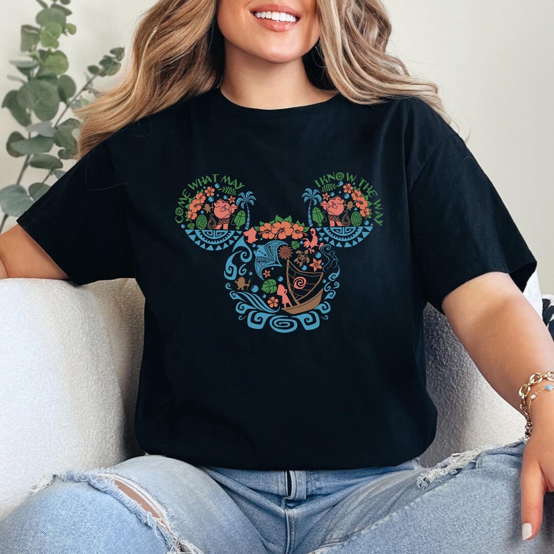 Disney Moana Mickey Head Shirt, Disney Moana 2 Shirt, Disney Family ...