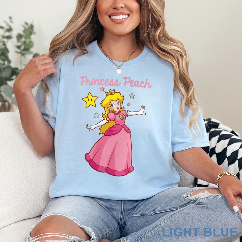 Princess Peach Shirt, Super Mario Bros Shirt, Mario Family Shirts ...