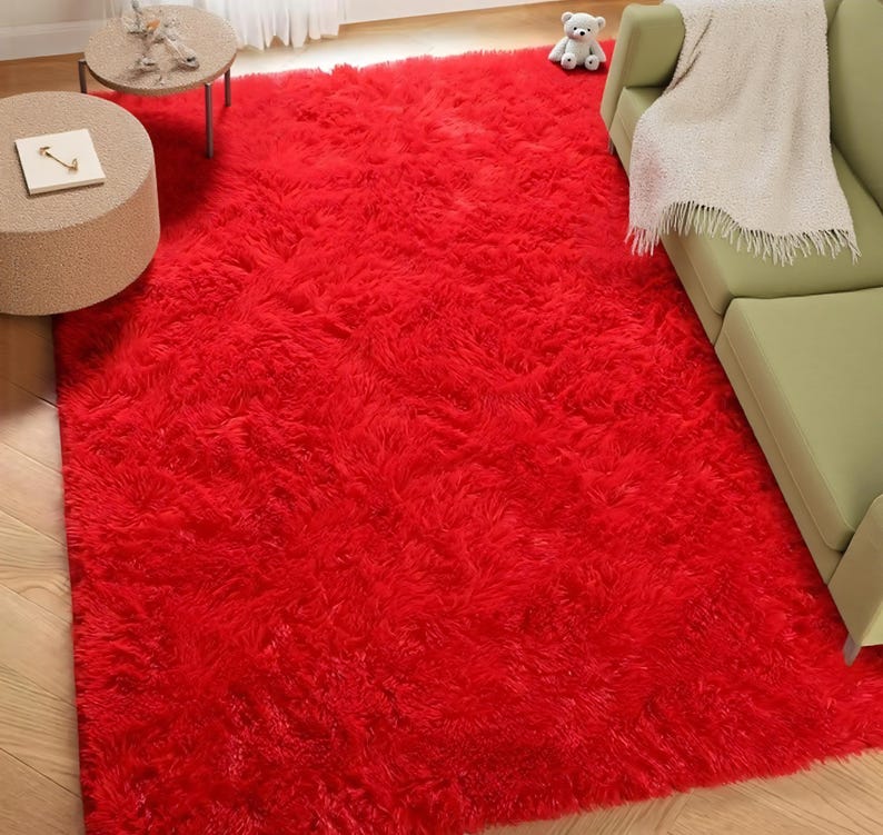 Shaggy Area Rug: Ultra Plush, Comfy Living Room Rug - Many Colors - Etsy