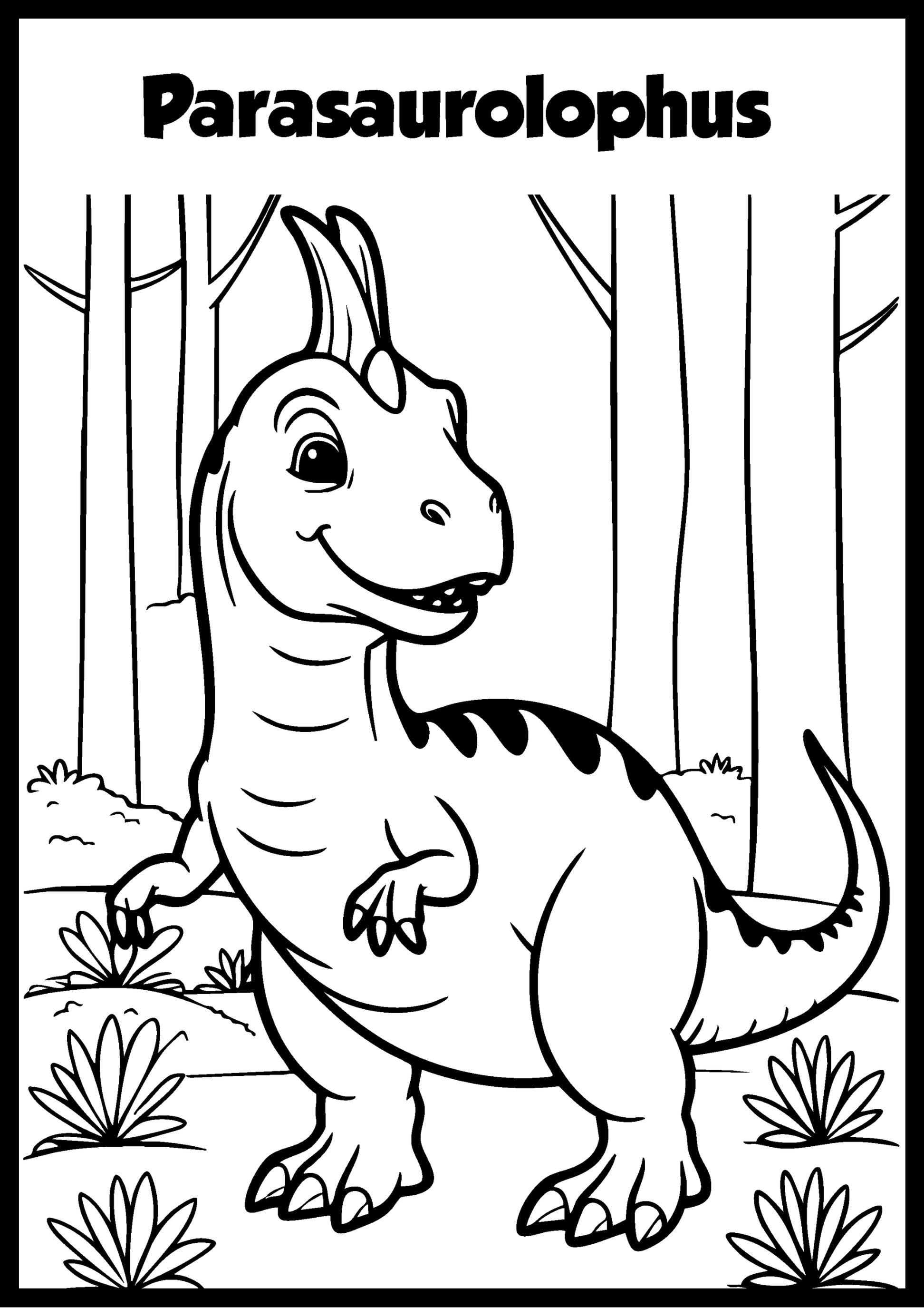 10 Pages Dinosaur Coloring Adventure Book for Kids for All Ages - Etsy
