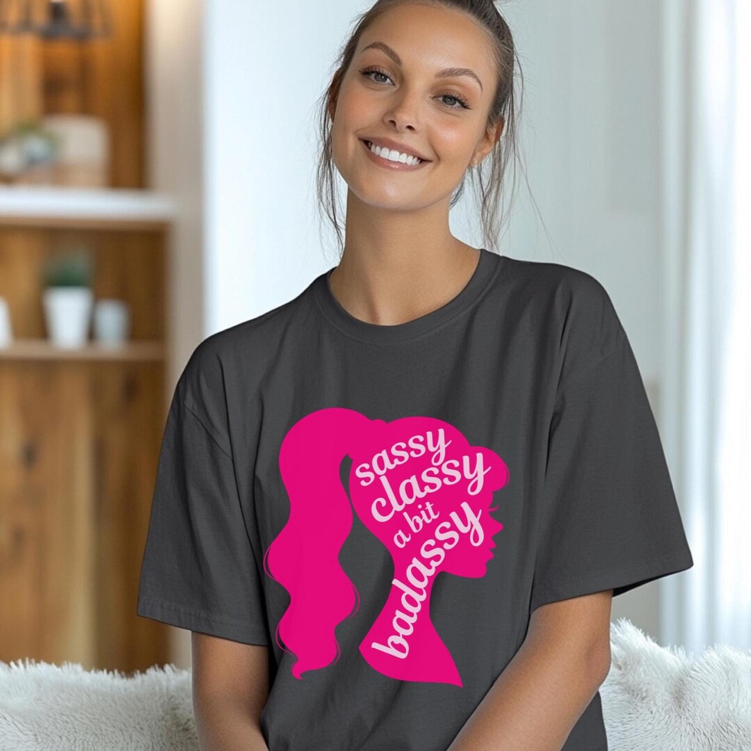 Sassy, Classy, a Bit Badassy T-shirt, Vintage Design Shirt, Bold Woman ...