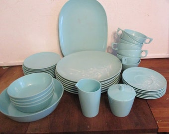 Teal Dishes - Etsy